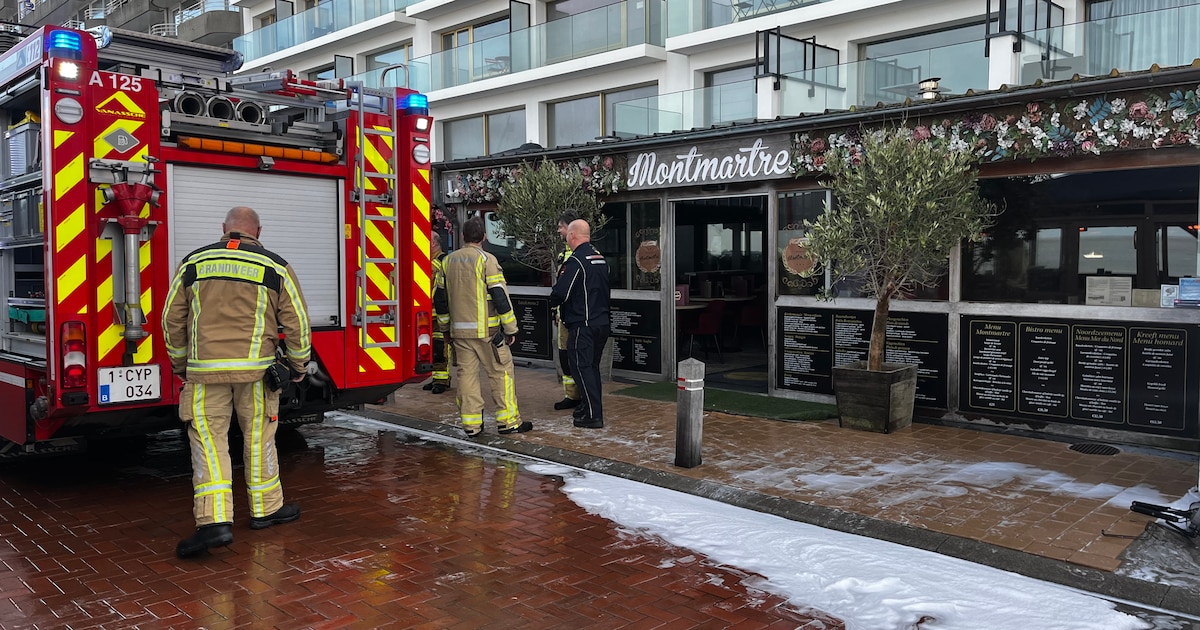 Frietketel vat vuur in horecazaak in Blankenberge, brandweer moet ter ...