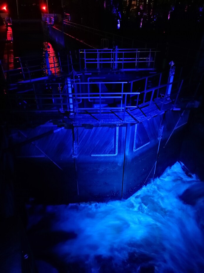 IN BEELD. Zo mooi is het lichtspektakel ‘Waar Water Was’ | Nieuwpoort | hln.be