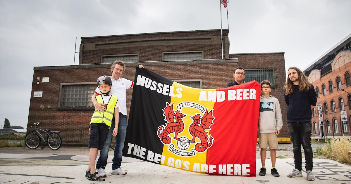 Vlag 'Engelse stijl' kondigt WK aan Dok Noord aan | Gent | HLN.be