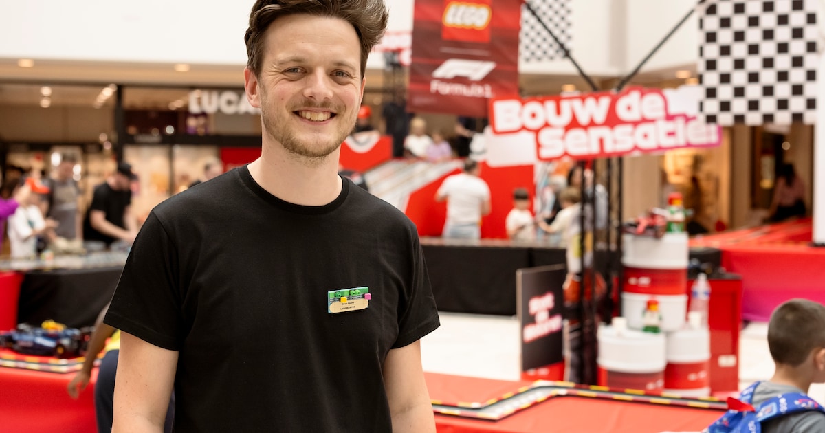 Dries (34) bouwde mee aan wereldrecord: een gigantische LEGO® racetrack ...
