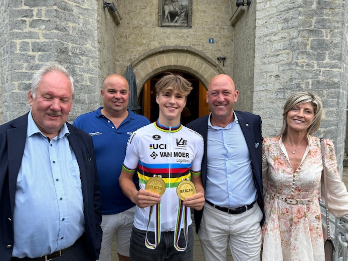 Tweevoudig wereldkampioen op de piste Matijs Van Strijthem (18 ...